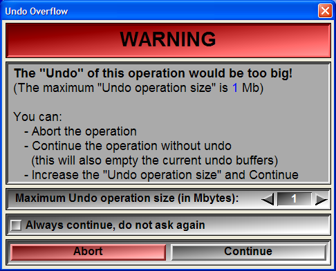 Undo / Redo